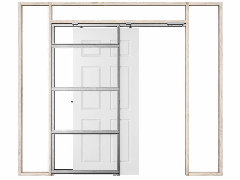 Solución de riel para puertas corredizas | Rocket Door Frames